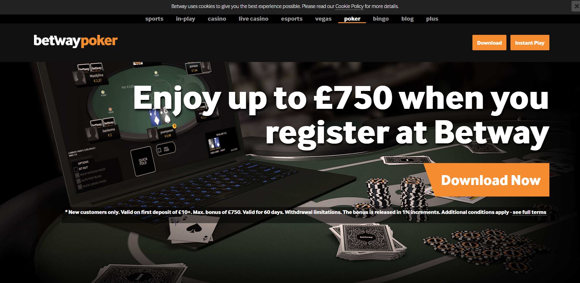 Betway - Bonus Details & Betway Casino Review